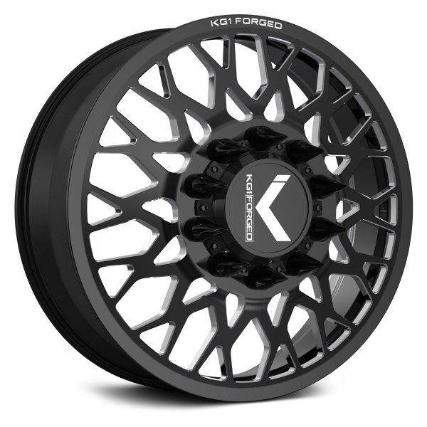 KG1 FORGED® KD019 TORTURE-D Wheels - Gloss Black with Milled Accents Rims