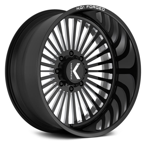 KG1 FORGED® KF051 VEGAS Wheels - Gloss Black with Milled Accents Rims