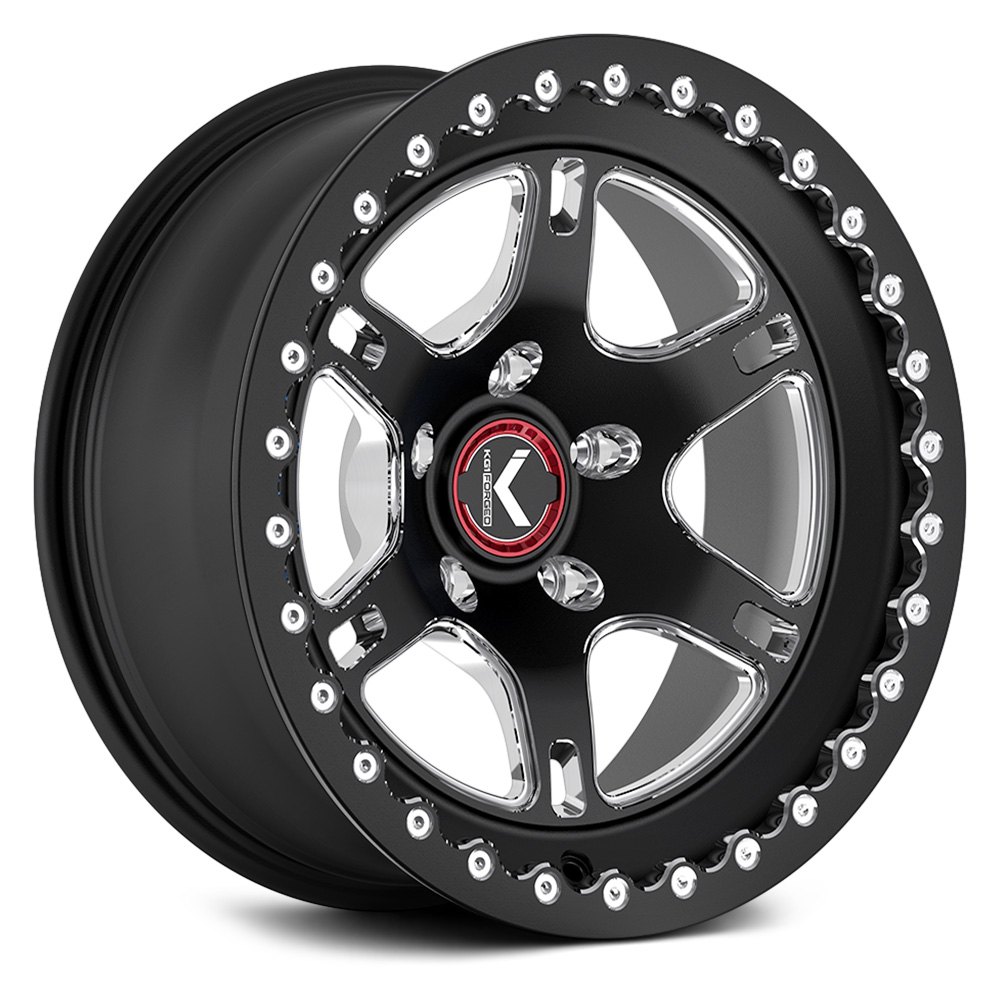 KG1 FORGED® KO120A HERAL Wheels - Gloss Black with Milled Accents Rims
