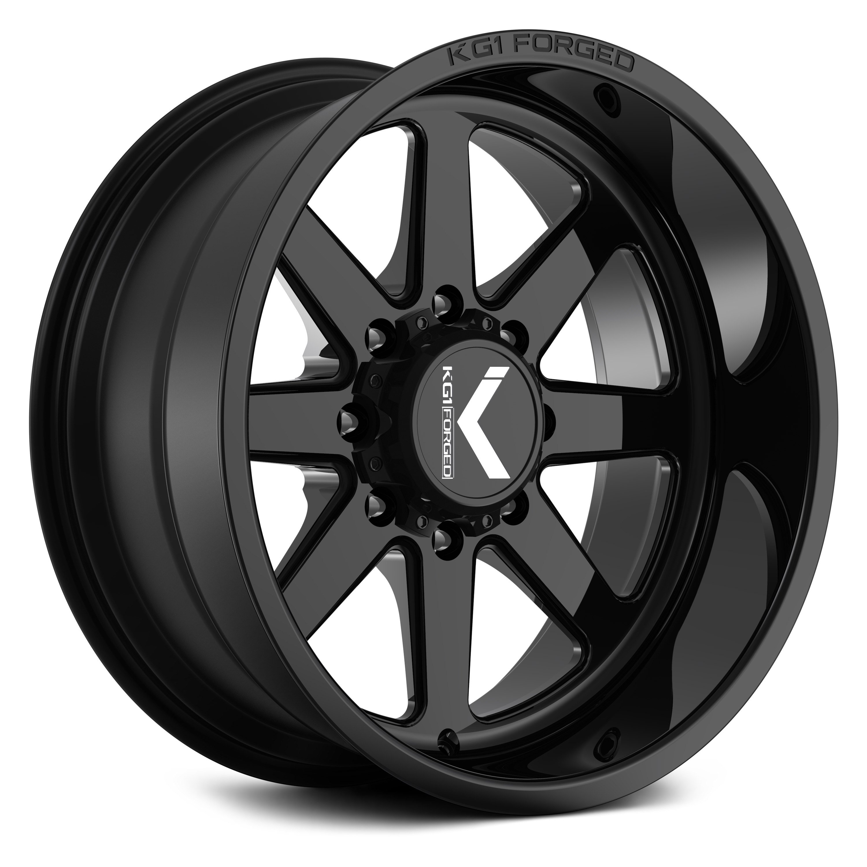KG1 FORGED® KT057 OKTO Wheels - Gloss Black Rims