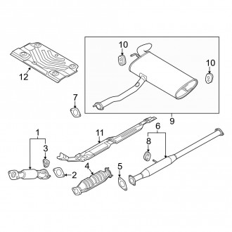 2015 Kia Sportage OEM Exhaust Parts - Systems, Tips | CARiD