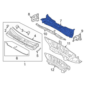 Kia Sportage Cowl Panels & Parts | Vent Grills — CARiD.com