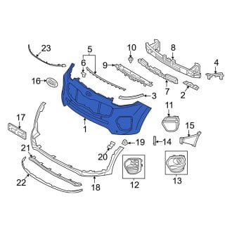 Kia Sportage Replacement Front Bumpers & Components — CARiD.com