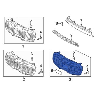 Kia Sportage Replacement Grilles - Moldings, Brackets | CARiD