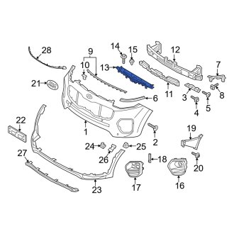 Radiator Support Covers | Upper, Front — CARiD.com