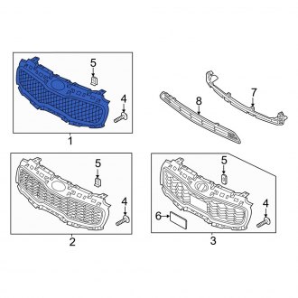 Kia Sportage Replacement Grilles | Moldings, Brackets - CARiD.com