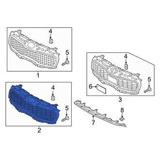 Kia Sportage Replacement Grilles | Moldings, Brackets - CARiD.com