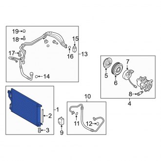 Kia Sportage OEM A/C & Heating Parts - Systems, Compressors | CARiD