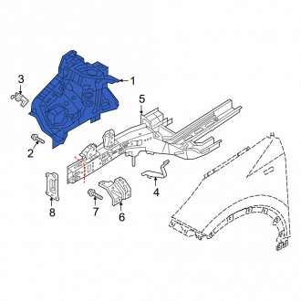 Kia Sportage Inner Fenders - Wells, Liners, Shields | CARiD