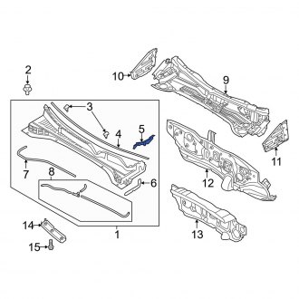 Kia Sportage Cowl Panels & Parts | Vent Grills — CARiD.com