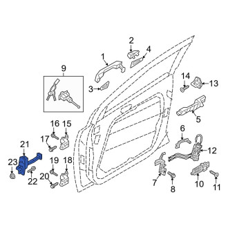 Kia Sportage Door Hinges, Pin & Bushing Kits | CARiD