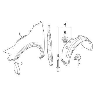 2023 Kia Sportage OEM Fenders - Front, Rear, Inner | CARiD