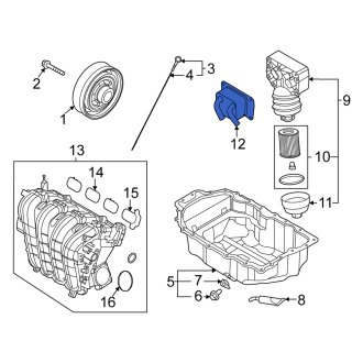 Kia Sorento Engine Oil Coolers & Components | Kits, Lines — CARiD.com