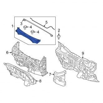 Kia Sportage Cowl Panels & Parts | Vent Grills — CARiD.com