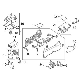 2023 Kia Sportage Center Consoles & Parts — CARiD.com
