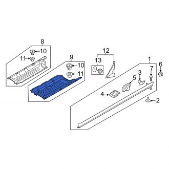 Kia Sportage Underbody Covers | Splash Shields — CARiD.com