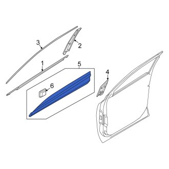 Kia Sportage Custom Body Side Moldings – CARiD.com