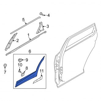 Kia Sportage Door Moldings | Side, Edge, Belt – CARiD.com