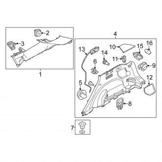 2025 Kia Sportage Interior Brackets & Hardware | CARiD