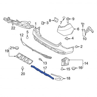 Kia Replacement Bumper Moldings & Trim | Front, Rear — CARiD.com
