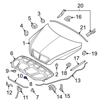 Kia K5 Replacement Hoods | Hinges, Supports – CARiD.com