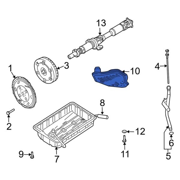 Kia OE 462404C000 - Transmission Oil Filter