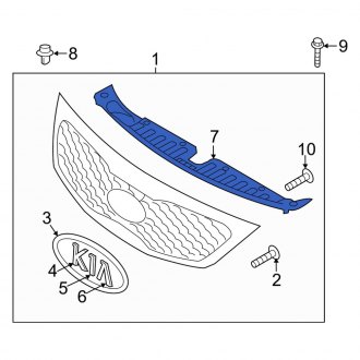 Kia Sorento Radiator Support Covers — CARiD.com