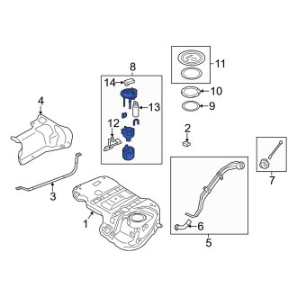 Kia OEM Fuel System Parts | Pumps, Lines, Injectors — CARiD.com