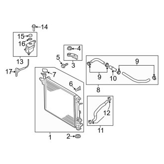 2019 Kia Sorento Coolant Overflow Tanks | CARiD