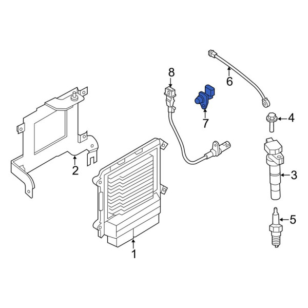 Kia OE 393502G000 - Engine Camshaft Position Sensor