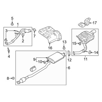 2016 Kia Sorento Performance Exhaust Systems - Mufflers, Tips