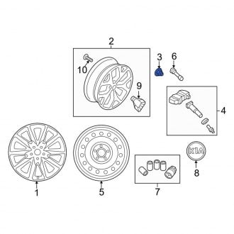 Kia Sorento OEM Lug Nuts & Locks — CARiD.com