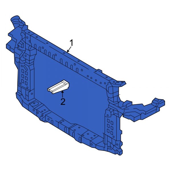 Kia OE 64101P2000 - Front Radiator Support Panel