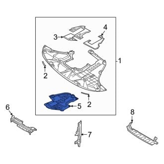 Kia Sorento Radiator Support Covers — CARiD.com