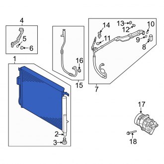 Kia Sorento OEM A/C & Heating Parts | Systems, Compressors — CARiD.com