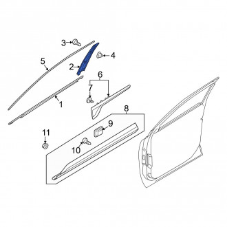 Kia Sorento Door Moldings | Side, Edge, Belt – CARiD.com