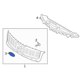 Kia Telluride OEM Grilles | Factory Billet & Mesh Grilles — CARiD.com