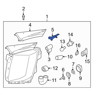 Kia Telluride Header Panel Brackets & Hardware — CARiD.com