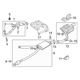 Kia Telluride OEM Exhaust Parts | Systems, Tips, Pipes — CARiD.com