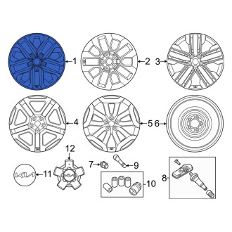 Kia Telluride OEM Wheels | Original Steel & Alloy Wheels — CARiD.com
