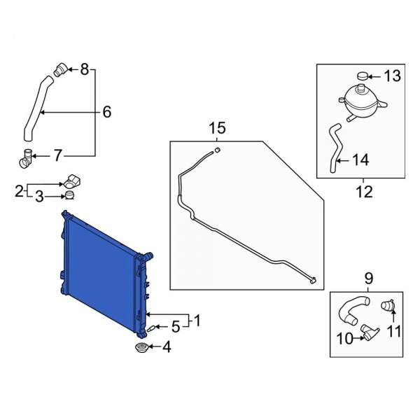 Kia OE 25310R0150 - Radiator