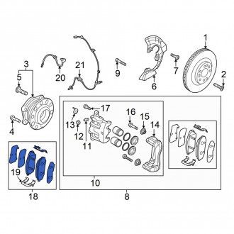 Kia Carnival OEM Brake Parts | Pads, Bleeders, Rotors — CARiD.com