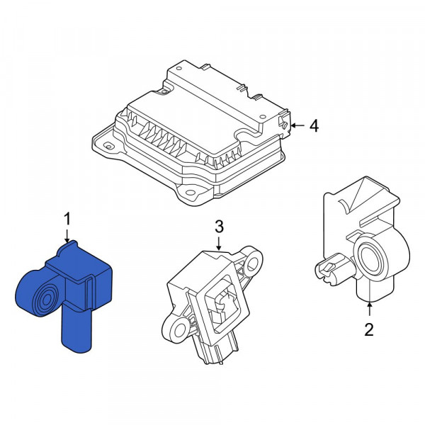 Kia OE 95920L1000 - Front Air Bag Impact Sensor