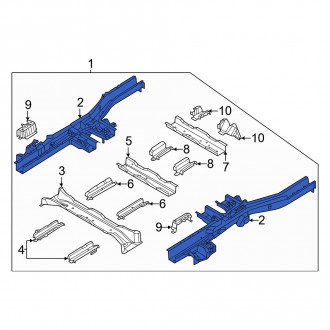 Kia Carnival Replacement Chassis Frames & Rails - CARiD.com