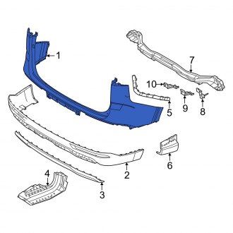 Kia Carnival OEM Bumpers | Genuine Front & Rear Bumpers — CARiD.com