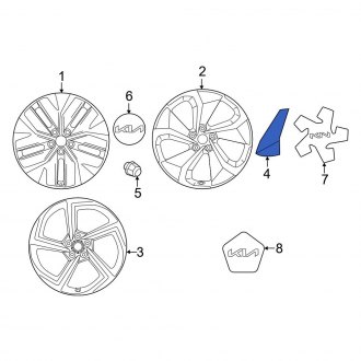 2022 Kia EV6 OEM Wheels & Tires | Lug Nuts — CARiD.com