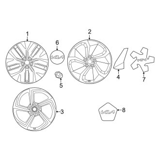 2022 Kia EV6 OEM Wheels - Original Steel & Alloy Wheels | CARiD