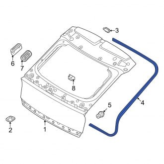 Kia EV6 Trunk & Tailgate Seals — CARID.com