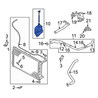 Kia Sedona Coolant Overflow Tanks — CARiD.com