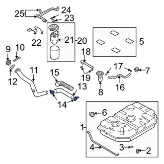 Kia Rio Coolant Overflow Tanks — CARiD.com